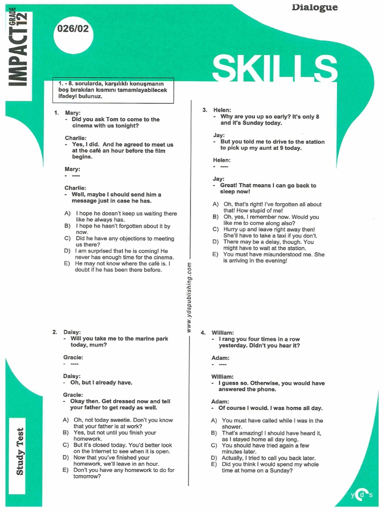 12 Impact Reading-Skills - Parça70 | PDF