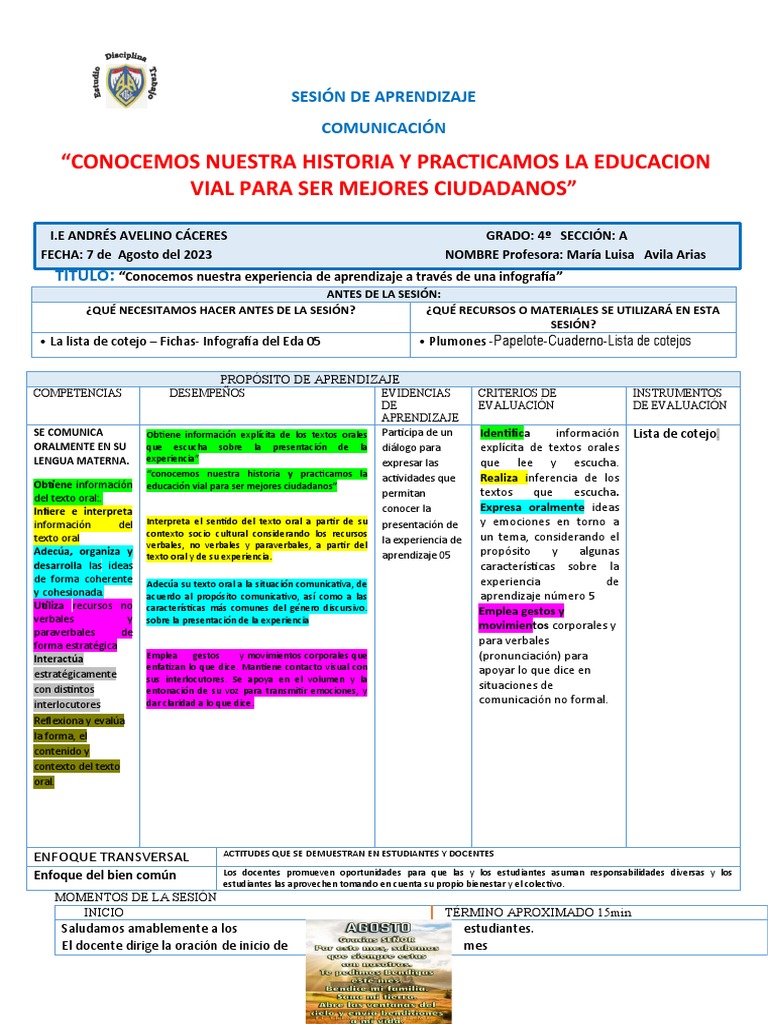 Presentación Del Eda 5 | PDF | Aprendizaje | Comunicación