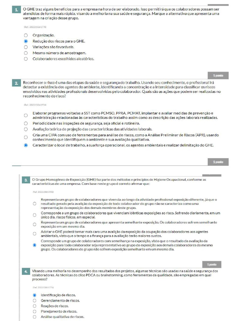 Topicos Especiais em Seg. Do Trab. | PDF