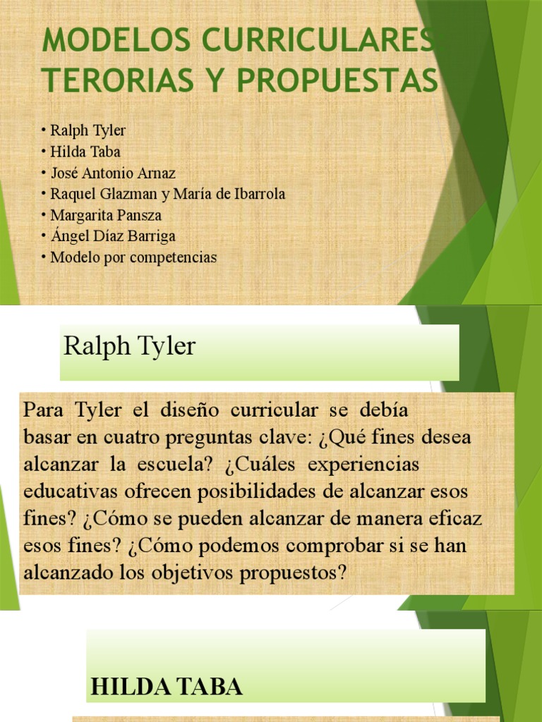 Modelos Curriculares | PDF