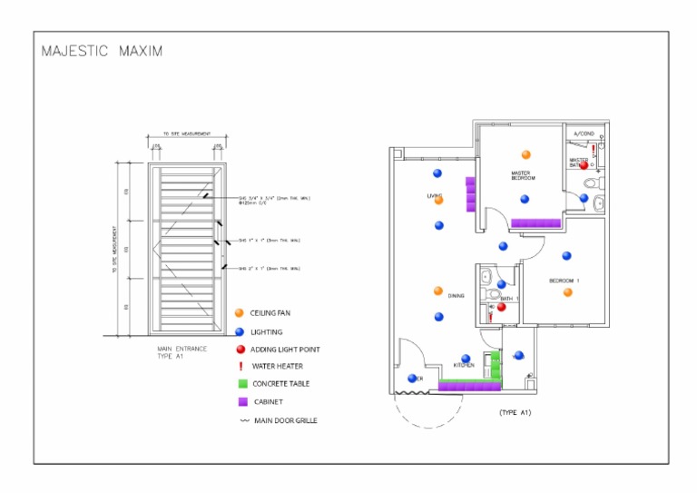 Type A1 Layout Plan | PDF