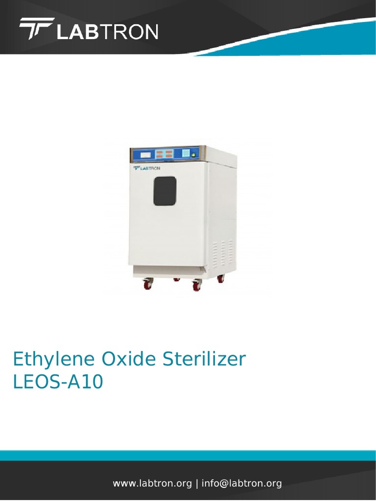 Ethylene Oxide Sterilizer | PDF | Sterilization (Microbiology) | Equipment Ethylene Oxide Sterilizer | PDF | Sterilization (Microbiology) | Equipment
