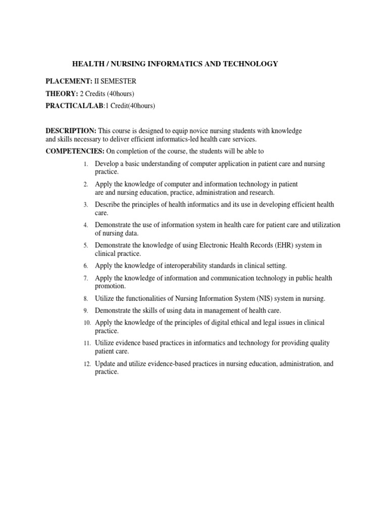 Hi Course Plan | PDF