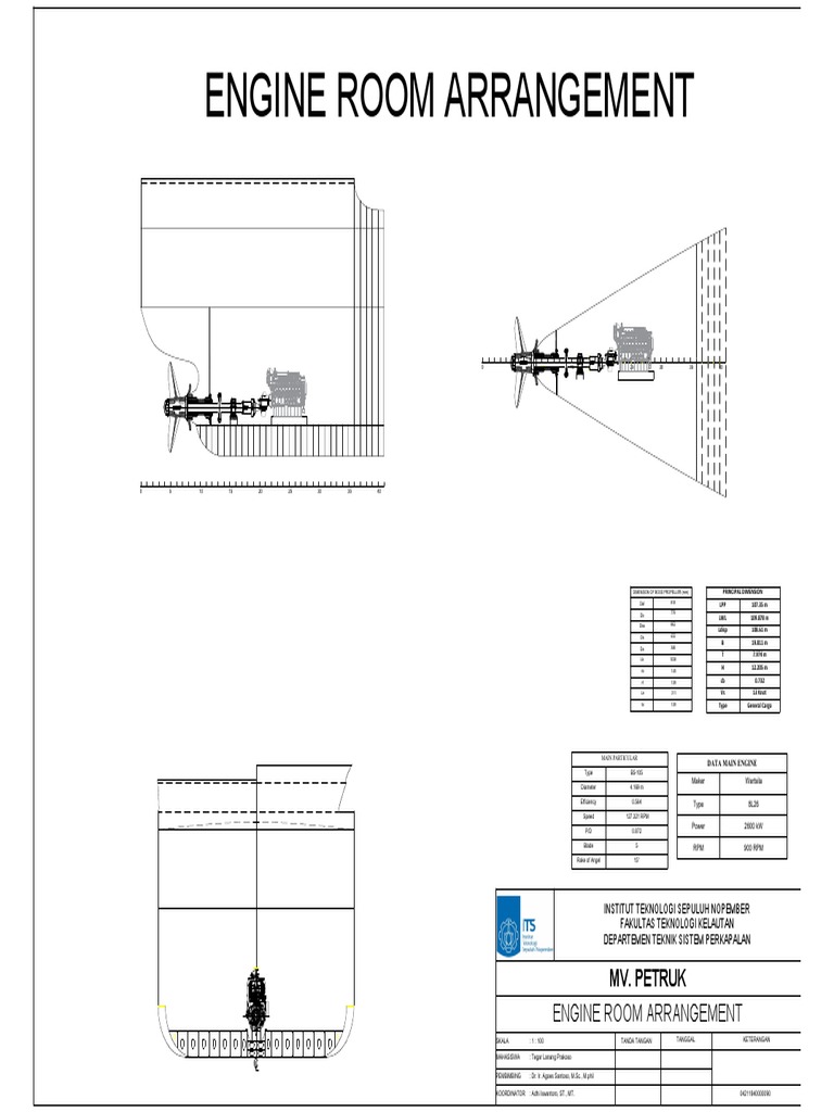 Engine Room Arrangement | PDF