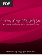 RCAF XBX Fitness Plan for Women | PDF | Dieting | Physical Fitness