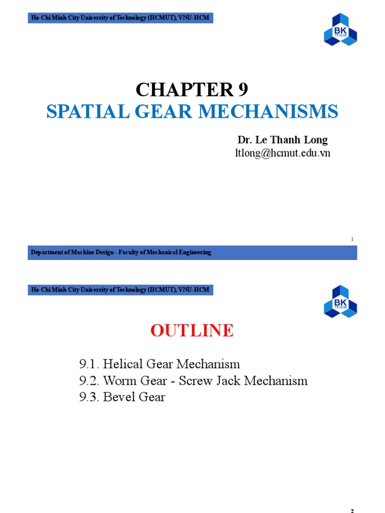 Spatial Gear Mechanisms Guide | PDF | Gear | Machines