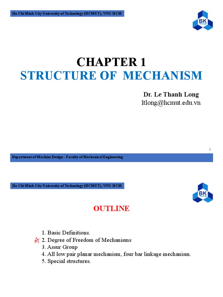 Chapter 1. Structure of Mechanism | PDF