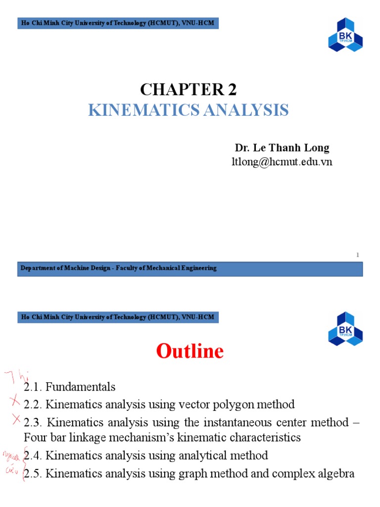 Chapter 2. Kinematics Analysis | PDF | Science & Mathematics