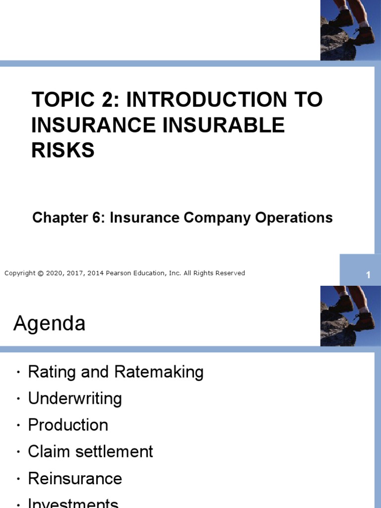 Topic 2 Chapter 6 Insurance Company Operations | PDF | Reinsurance ...
