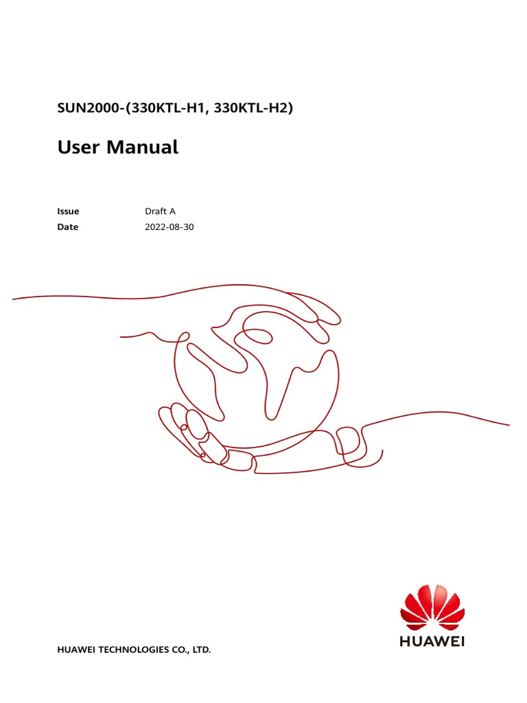 SUN2000-330KTL-H1, 330KTL-H2 User Manual-Preliminary - EN | PDF ...
