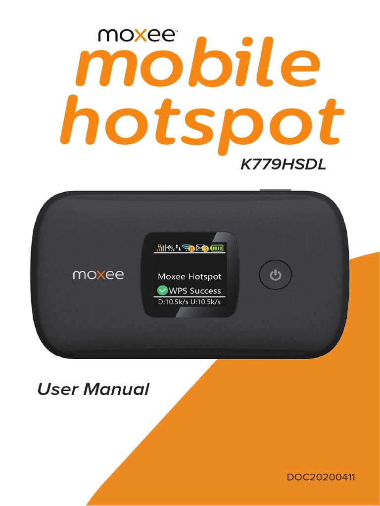 Moxee Mobile Hotspot User Manual | PDF | Business | Computers