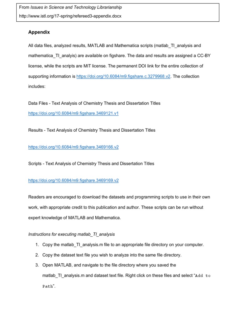 Eeckel, Appendix | PDF | Computer File | Matlab