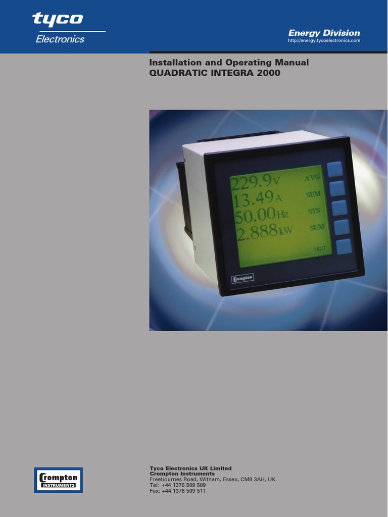 Tyco .Energymeter | PDF