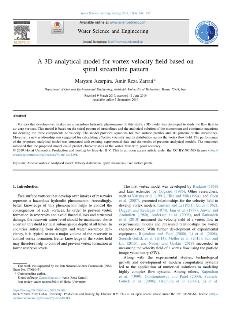 3D Vortex Flow Model Analysis | PDF | Vortices | Fluid Dynamics