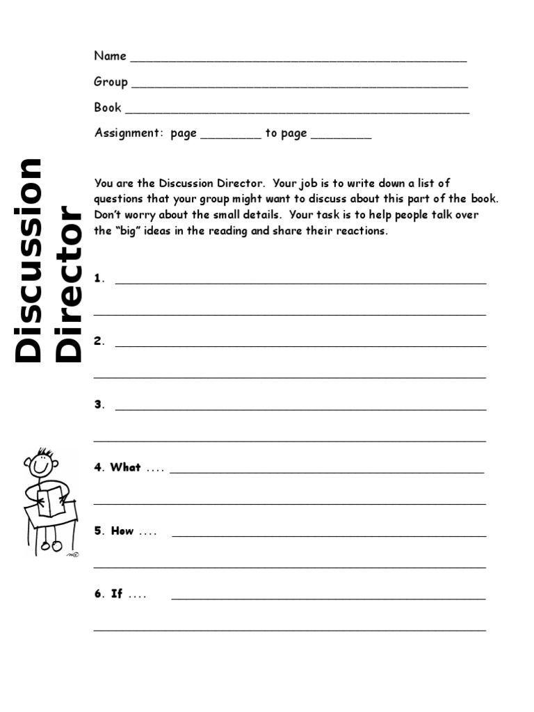 Literature Circles Role Sheets (My Own) | PDF | Books