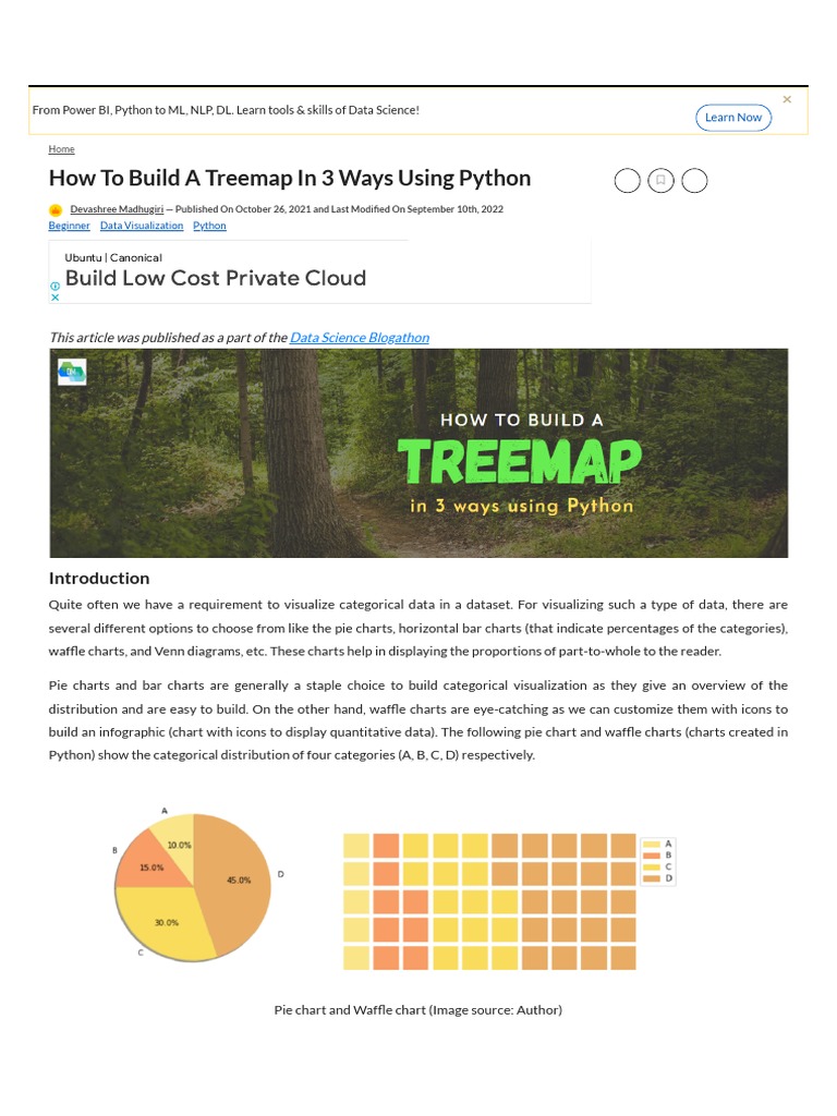 How To Build A Treemap In 3 Ways Using Python Analytics Vidhya Pdf