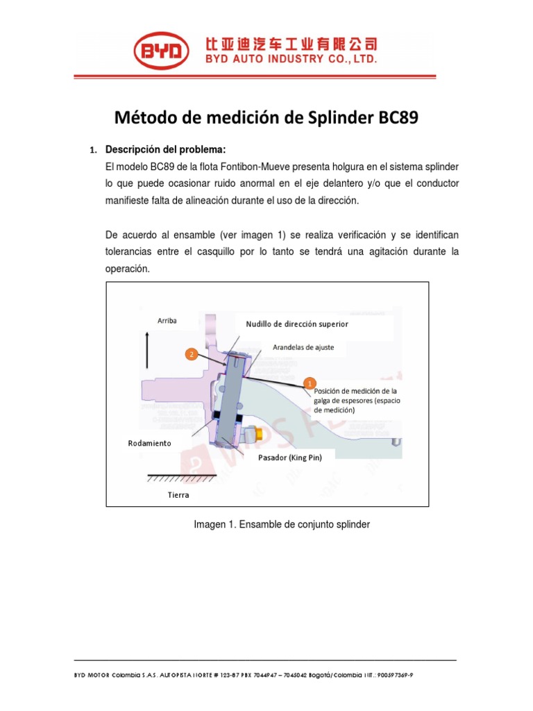 BC89 Mètodo de Mediciòn de Splinder V3 | PDF | Medición | Bienes ...