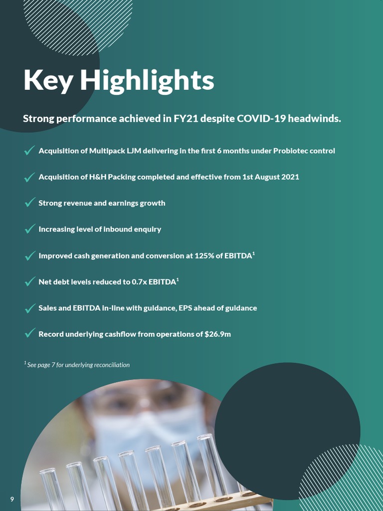Probiotec Annual Report 2021 2 | PDF | Finance & Money Management
