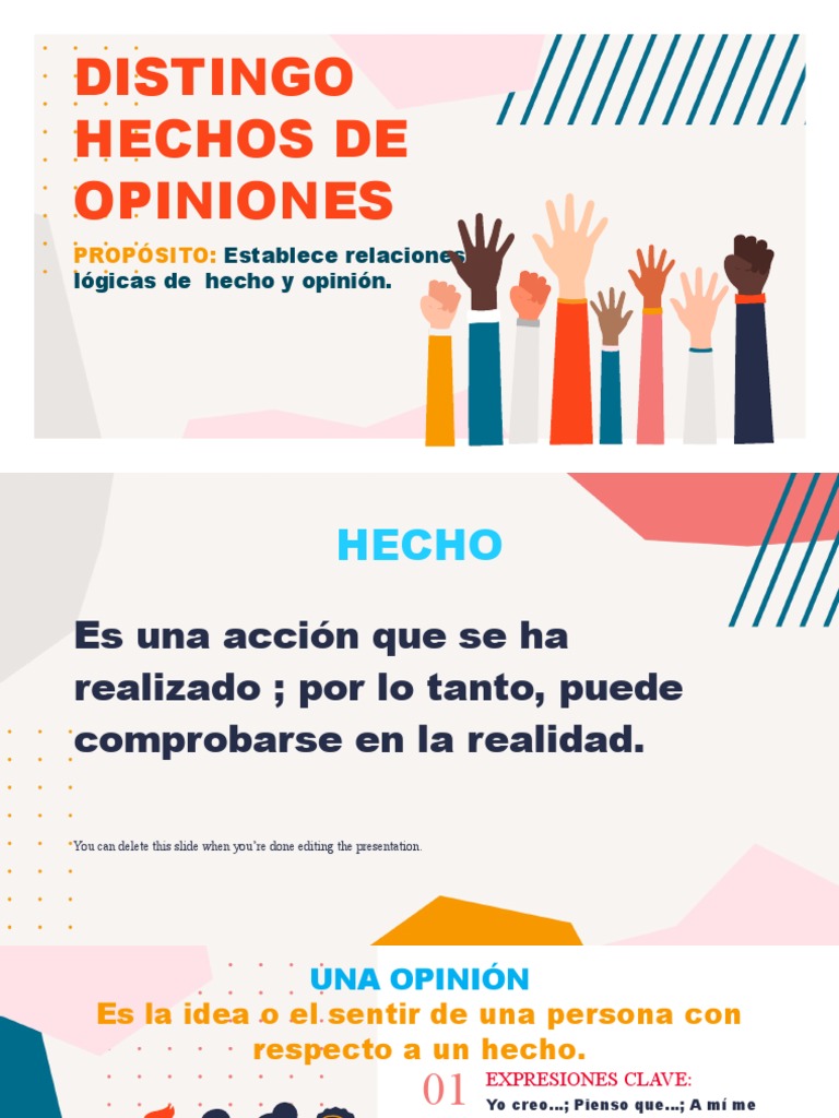 Hechos y Opiniones | PDF