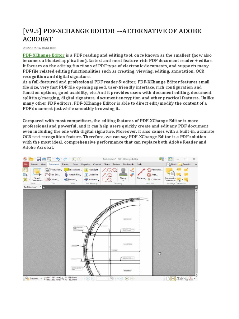 PDF-xchange Editor (v9.5) - Alternative of Adobe | PDF PDF-xchange Editor (v9.5) - Alternative of Adobe | PDF
