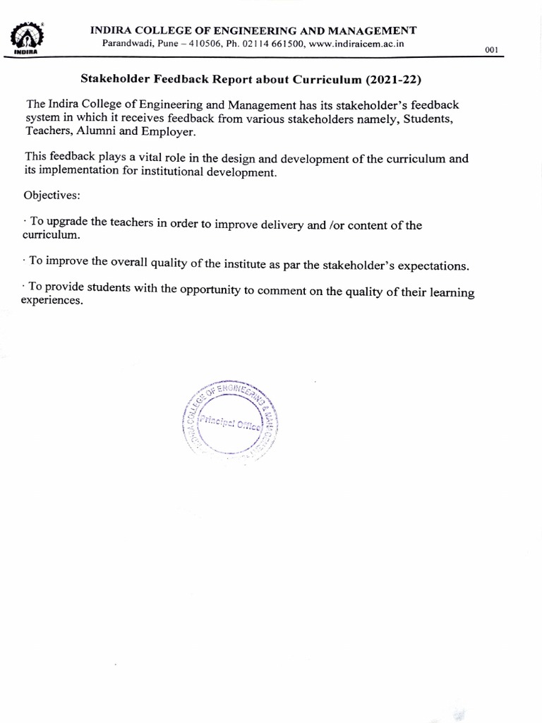 1.4.1 Action Taken Report | PDF | Curriculum | Engineering