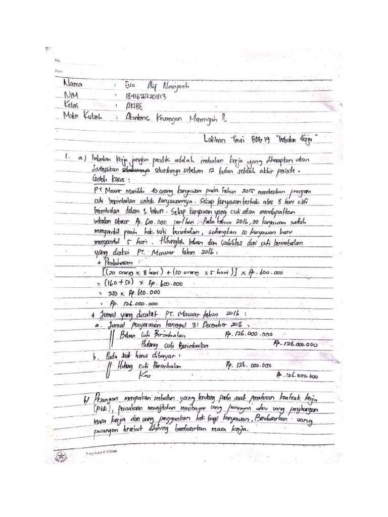 AKM 12 - Eva Alif Noviyanti AK18E | PDF