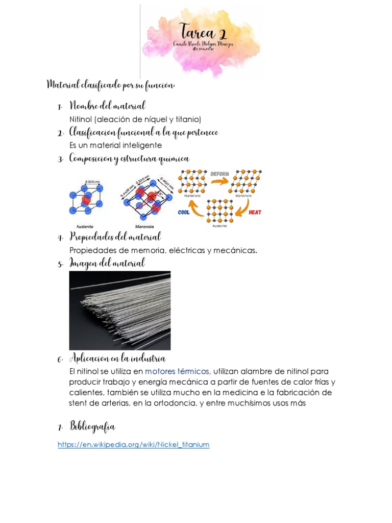 Nitinol Material | PDF