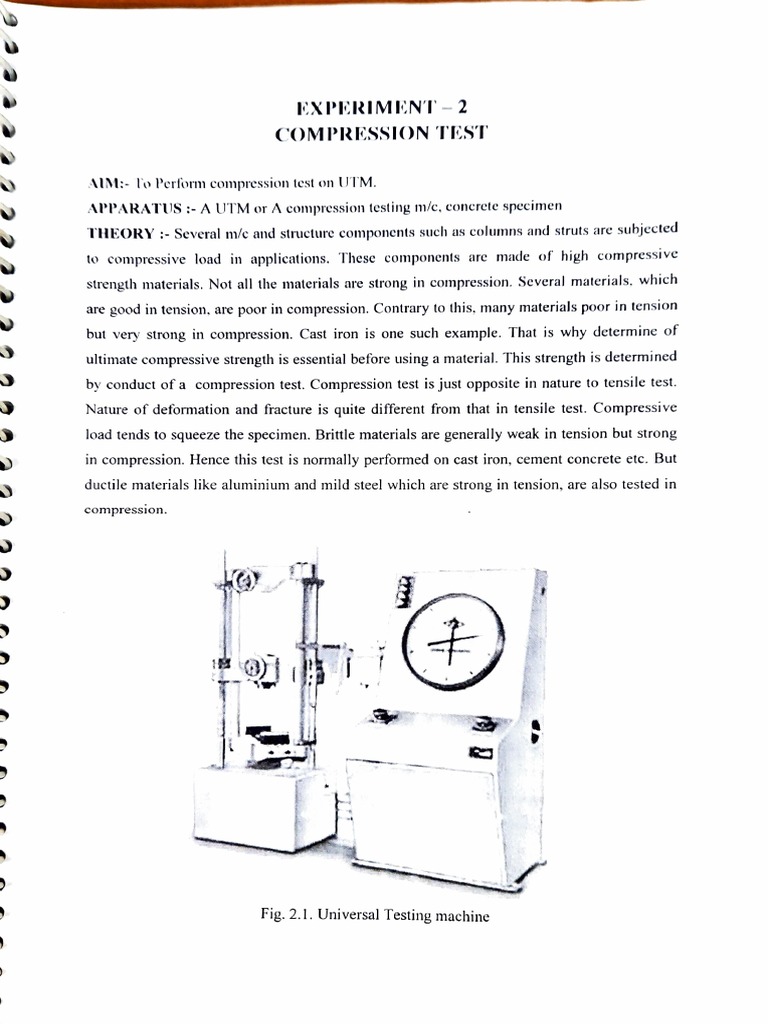 Mechanics of Material Lab Manual | PDF
