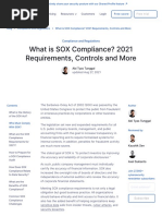 SOX Template | PDF | Sarbanes–Oxley Act | Internal Control