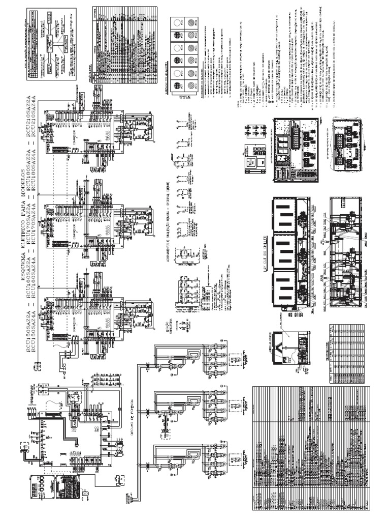 Esquema Elétrico Chiller Hitachi RCU210[1] | PDF