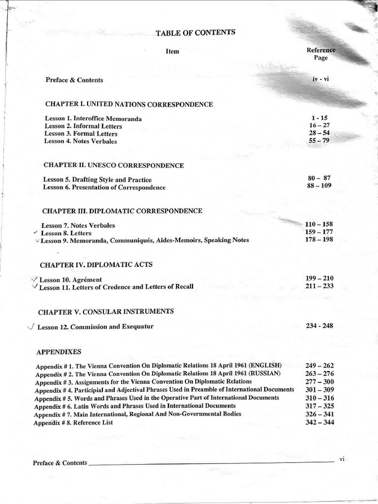 A Guide To Diplomatic Correspondence | PDF