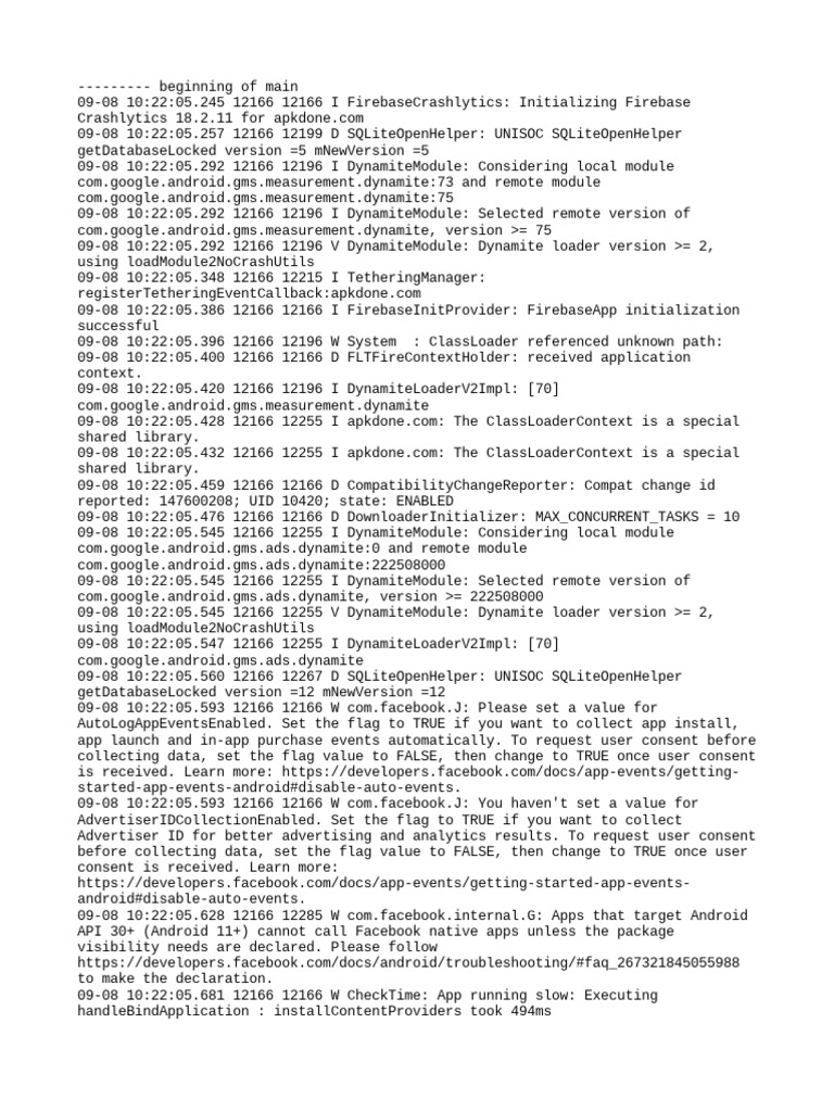 Logcat | PDF | Java (Programming Language) | Android (Operating System)