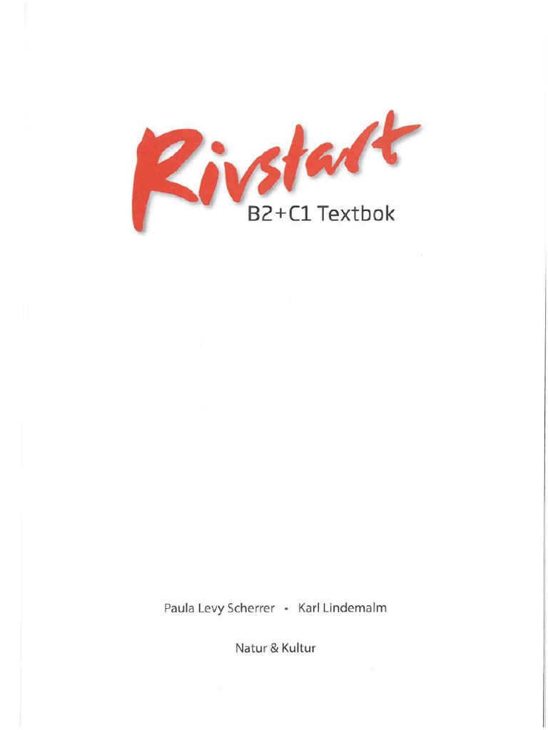 Rivstart b2c1 Textbok 4 PDF Free | PDF