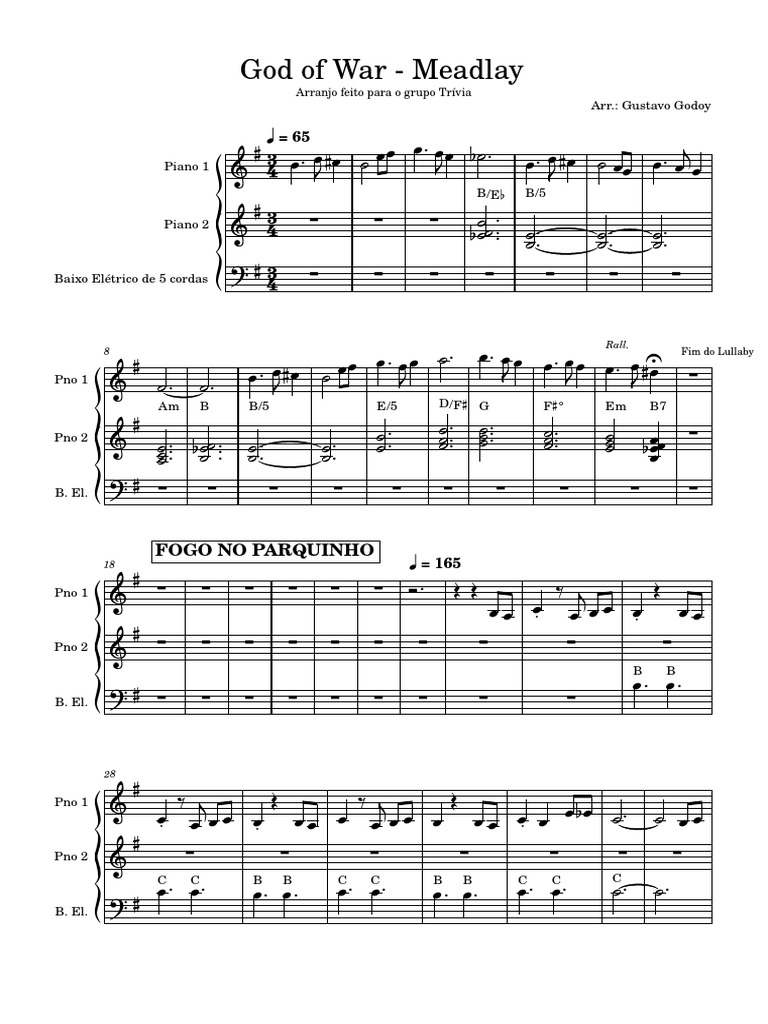 GoW - Partitura | PDF