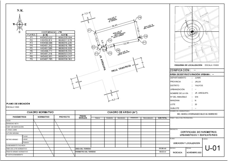 Plano de Ubicación y Localización | PDF