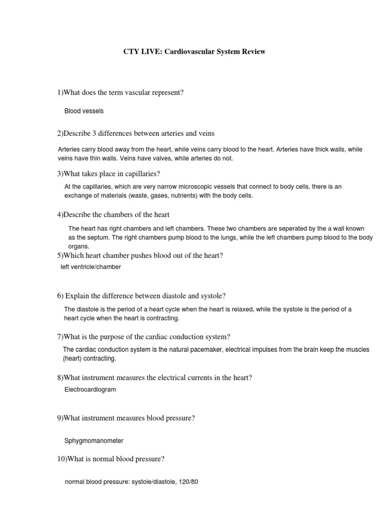 Cardio Review Assignment-2 | PDF Cardio Review Assignment-2 | PDF