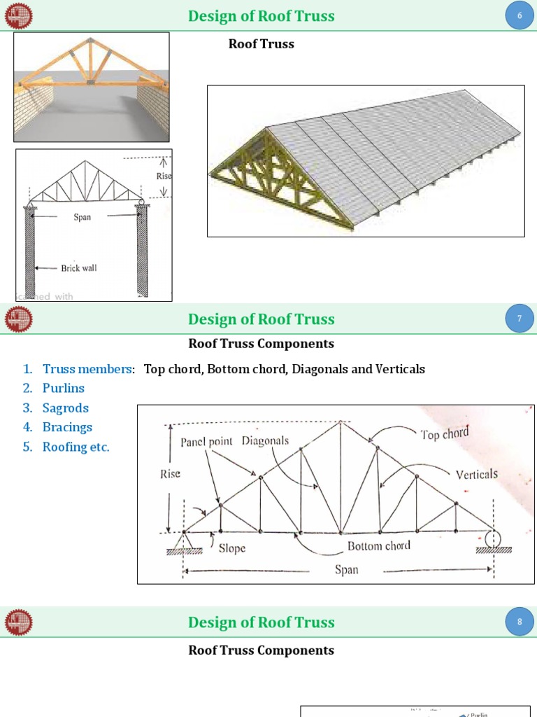 Roof Truss and Purlin Design Guide | PDF