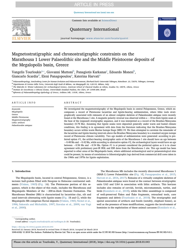 Magnetostratigraphic | PDF