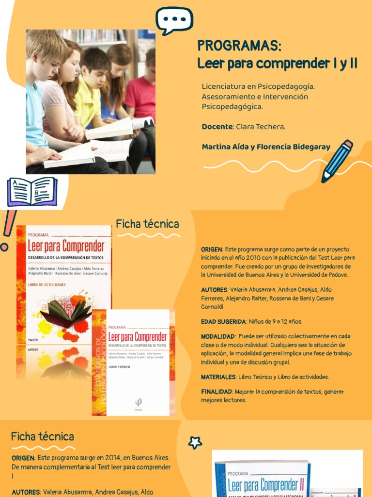 Leer para Comprender I y II | PDF | Pensamiento | Psicología cognitiva