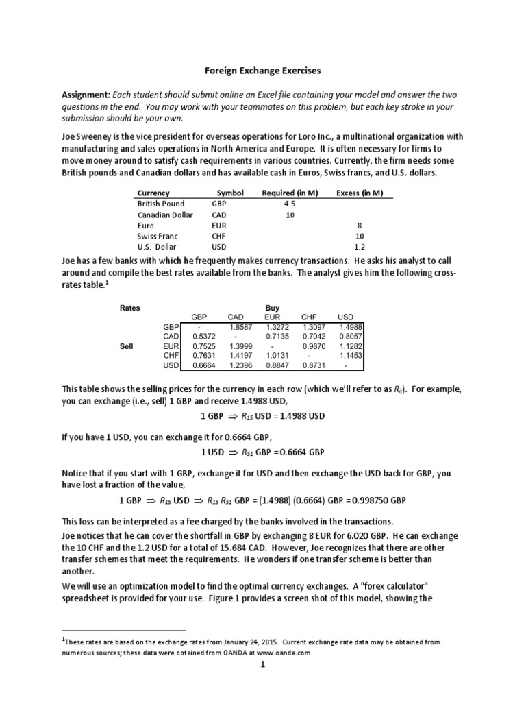 Foreign Exchange | PDF