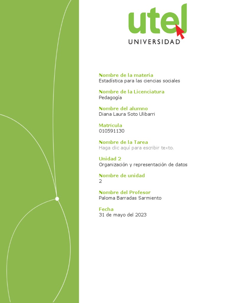 Actividad 2 De Estadistica Para Las Ciencias Sociales Pdf
