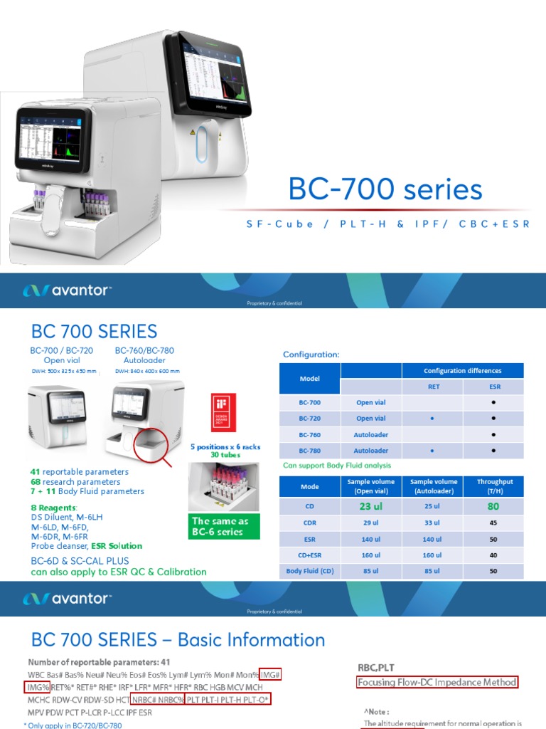 BC 760 BC 780 Product Presentation | PDF