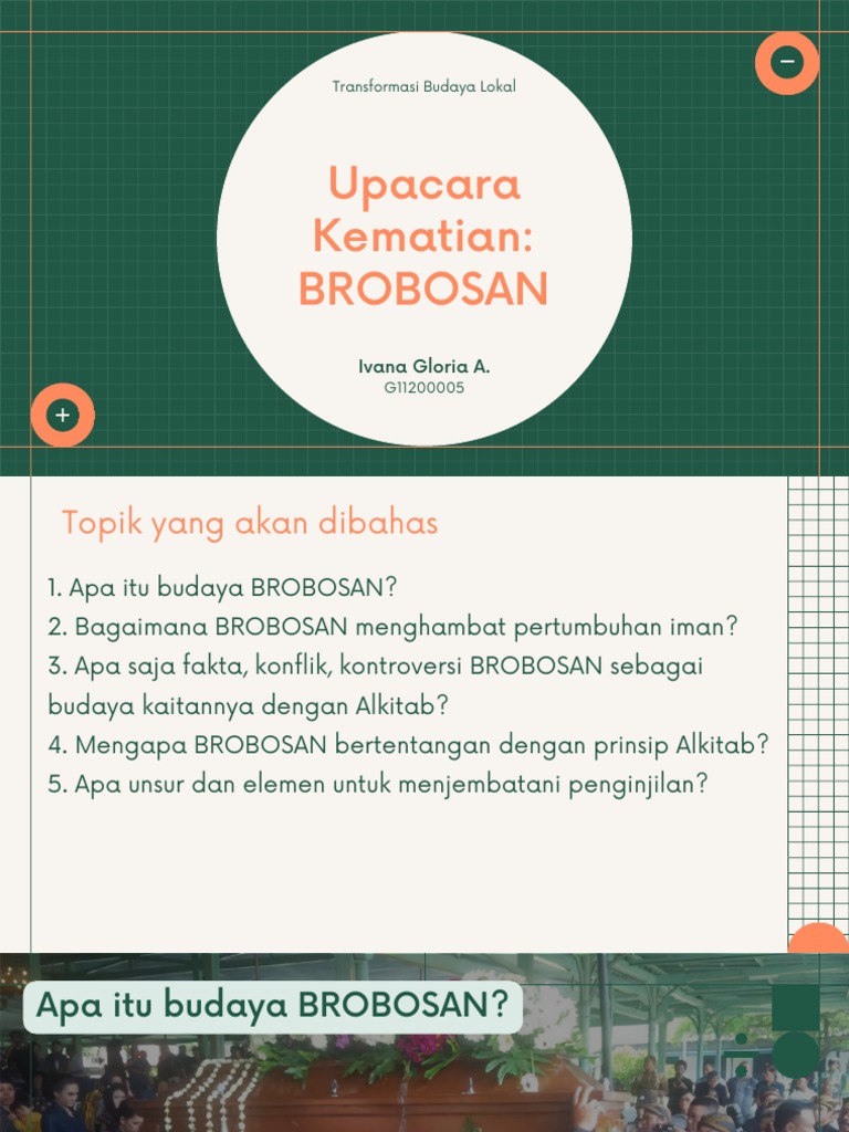 Tradisi Brobosan dalam Upacara Kematian | PDF
