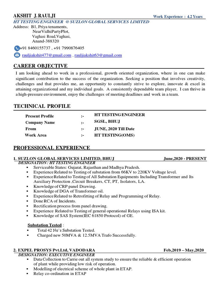 Akshit Raulji CV | PDF | Business