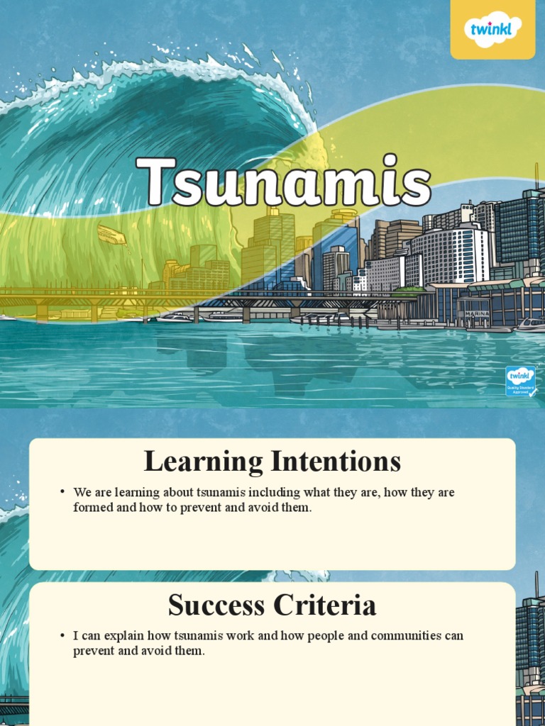 Au SC 1635561857 Tsunami Powerpoint Ver 1 | PDF | Tsunami | Oceans
