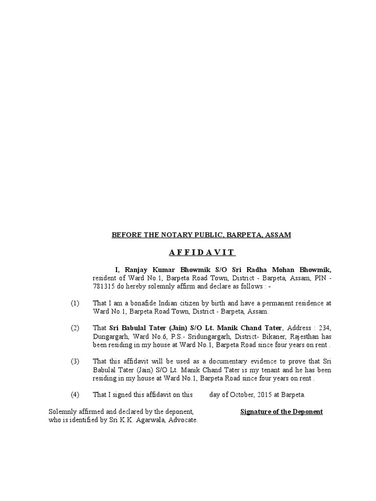 Address Proof-1 | PDF