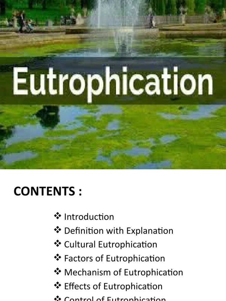 EUTROPHICATION | PDF