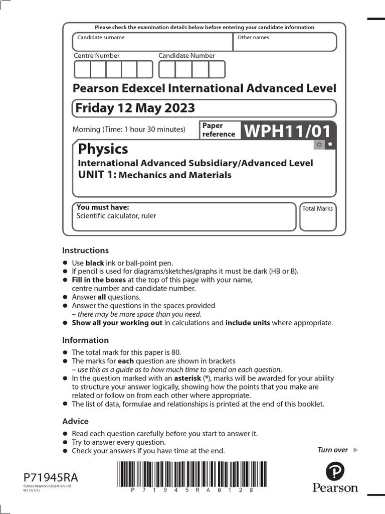 wph11 01 Que 20230513 | PDF