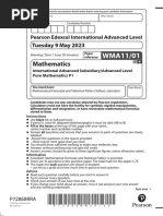 2410 WME01_01 IAL Mechanics M1 October 2024 (PDF) | PDF | Mass | Calculator