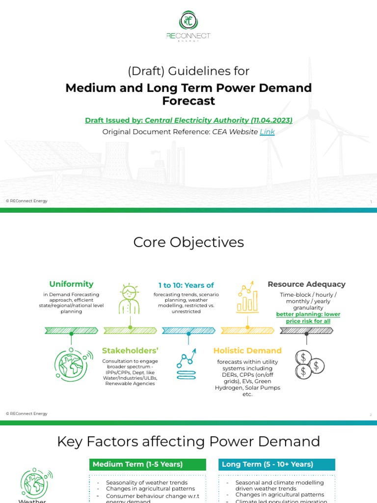 Power Demand Forecasting Guidelines | PDF | Forecasting | Electrical Grid